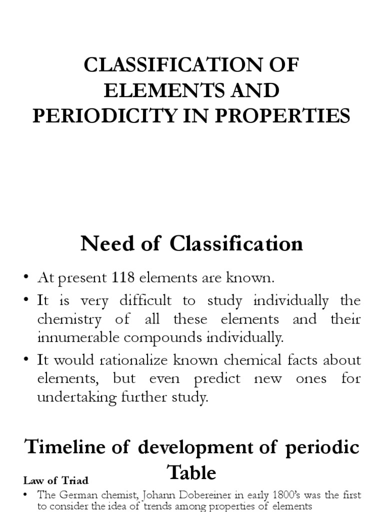 Periodic Properties Chemistry Class 11 | PDF | Ion | Periodic Table