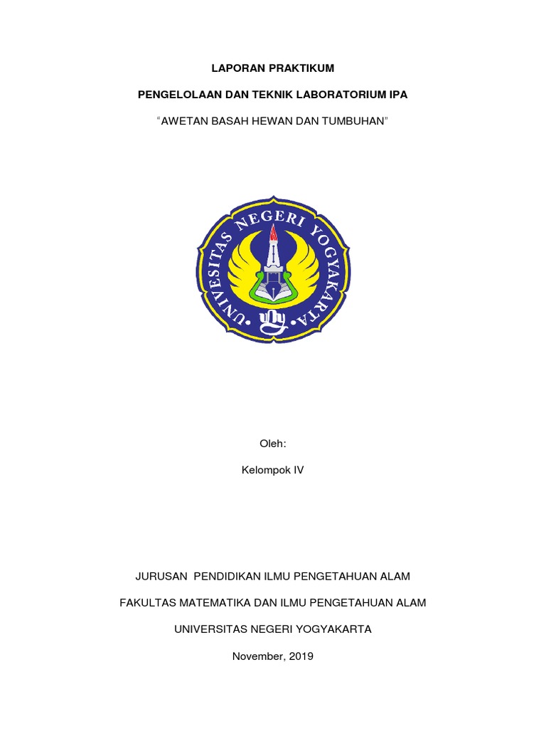 Laporan Praktikum Awetan Basah Hewan | PDF