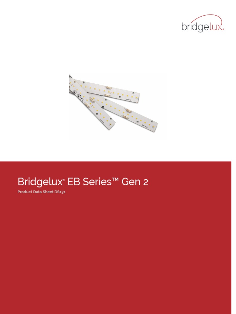 DS131 Bridgelux EB Series Gen2 Data Sheet 20171020 Rev A | PDF | Light ...