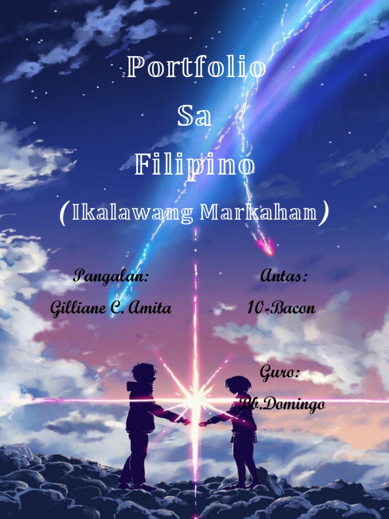 Portfolio Sa Filipino 10 Ikalawang Markahan | PDF