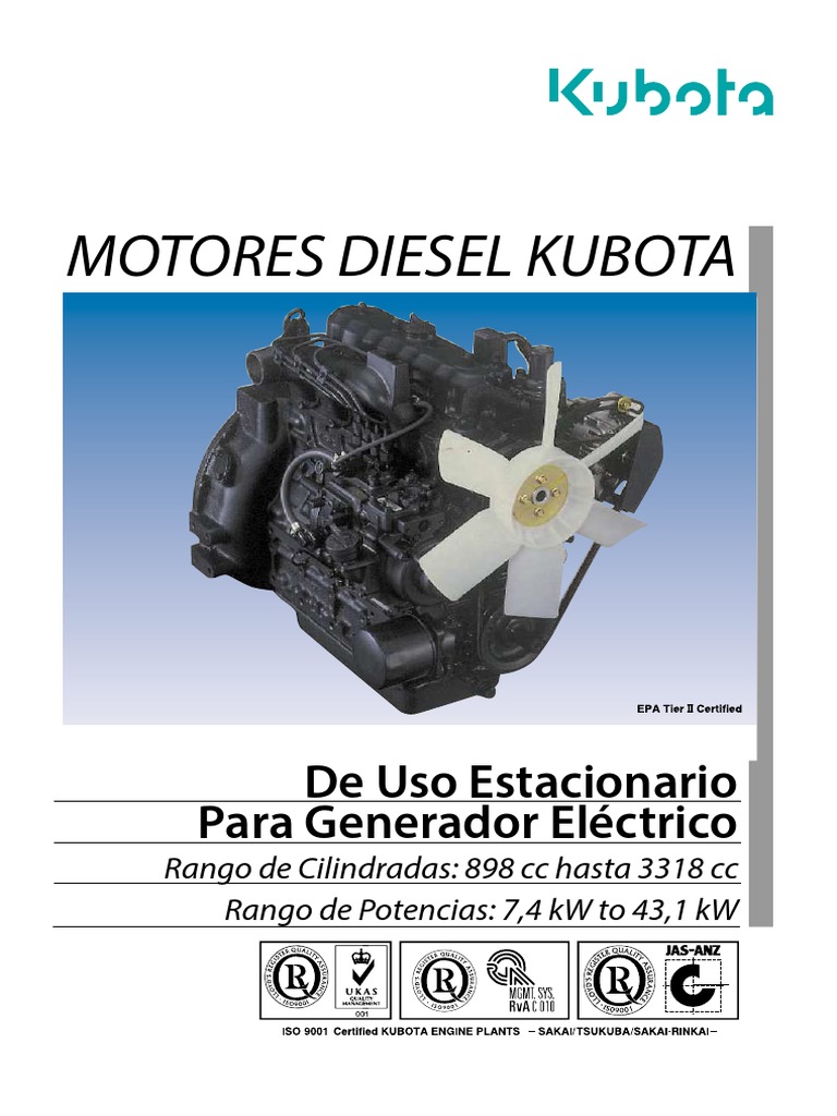A Generator Spanish | PDF | Motor diesel | Pistón