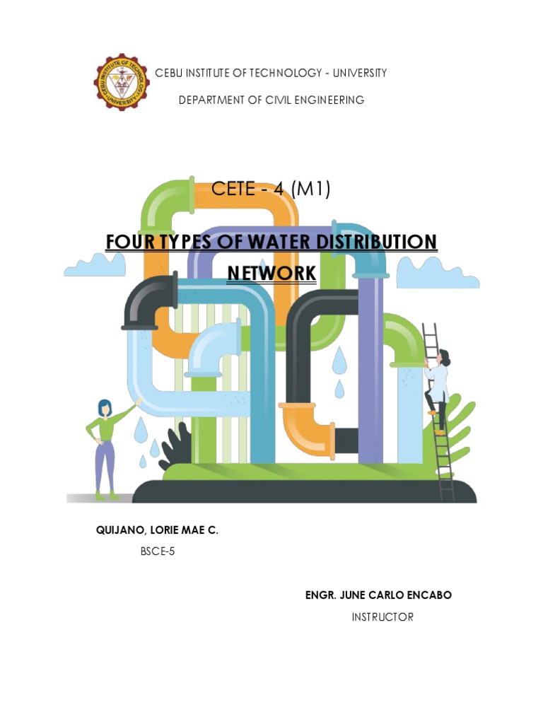 Water Distribution Network | PDF | Pipe (Fluid Conveyance) | Water ...