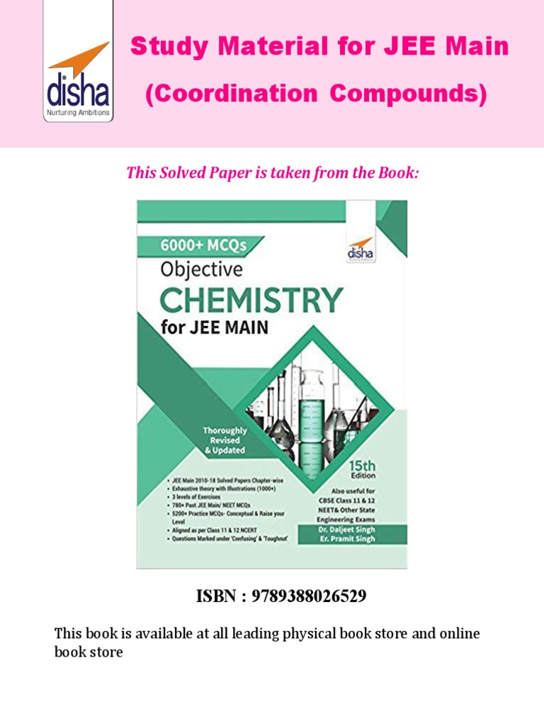 Chemistry Booklet | PDF | Coordination Complex | Ligand