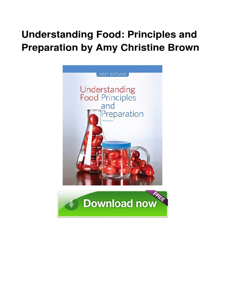 Understanding Food Principles and Prepar PDF | PDF