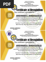 Certificate INTRAMS | PDF