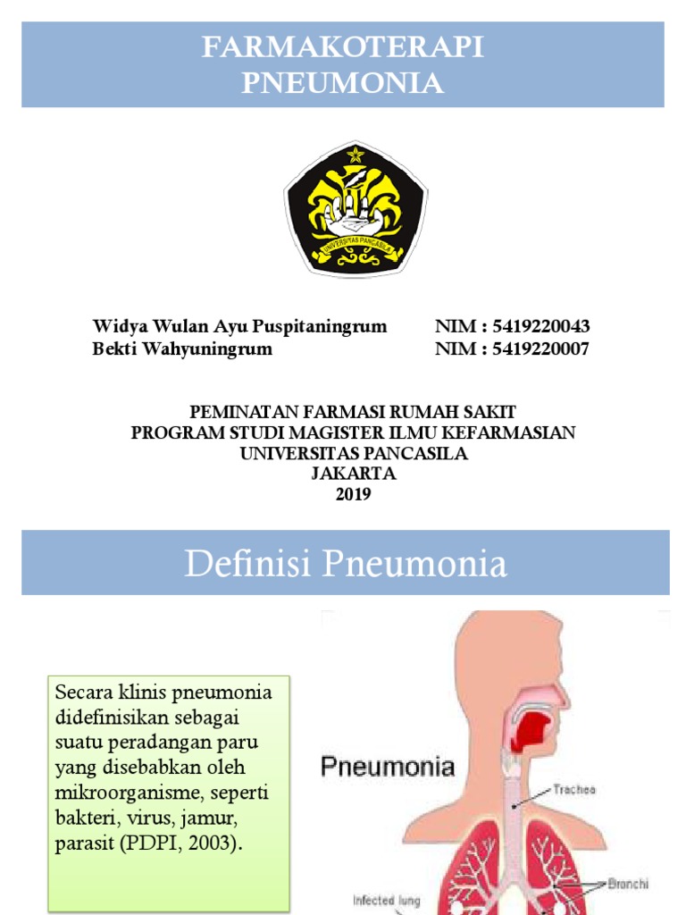 Tata Laksana Terapi Pneumonia | PDF