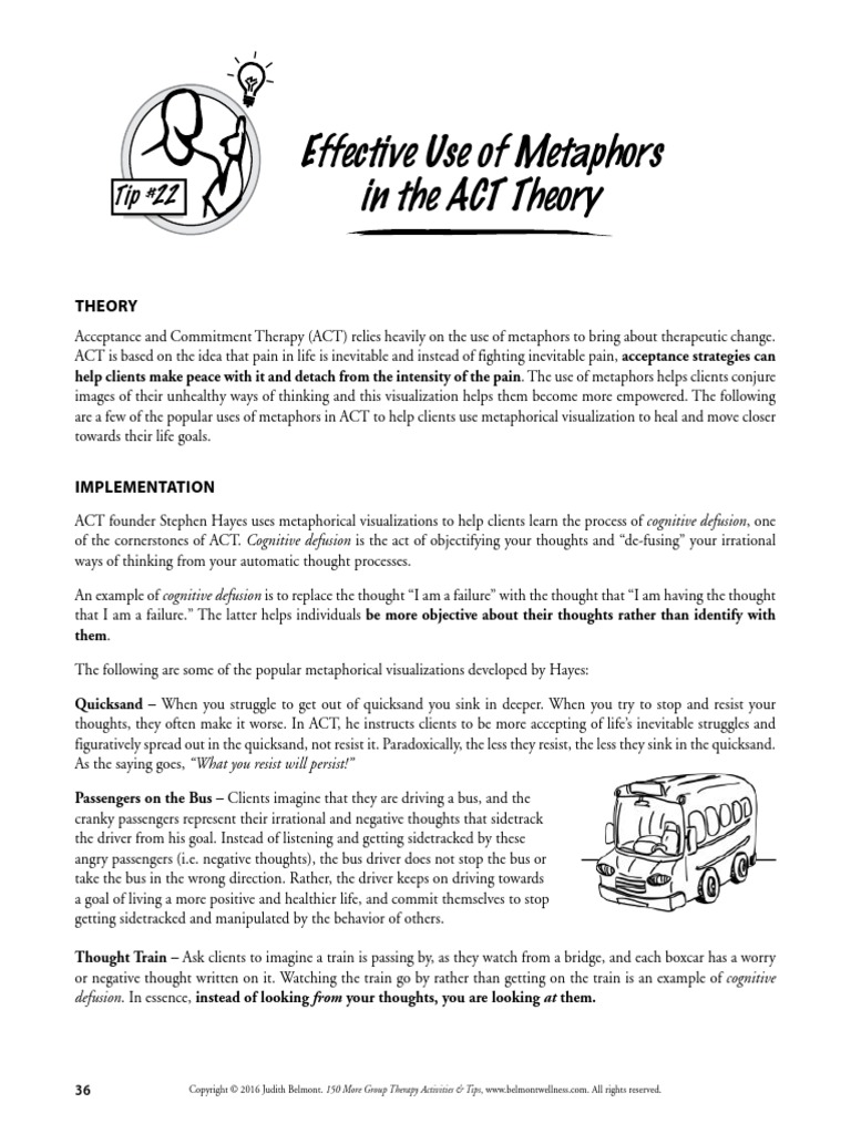 Effective Use of Metaphors in The ACT Theory PDF | PDF | Metaphor | Thought