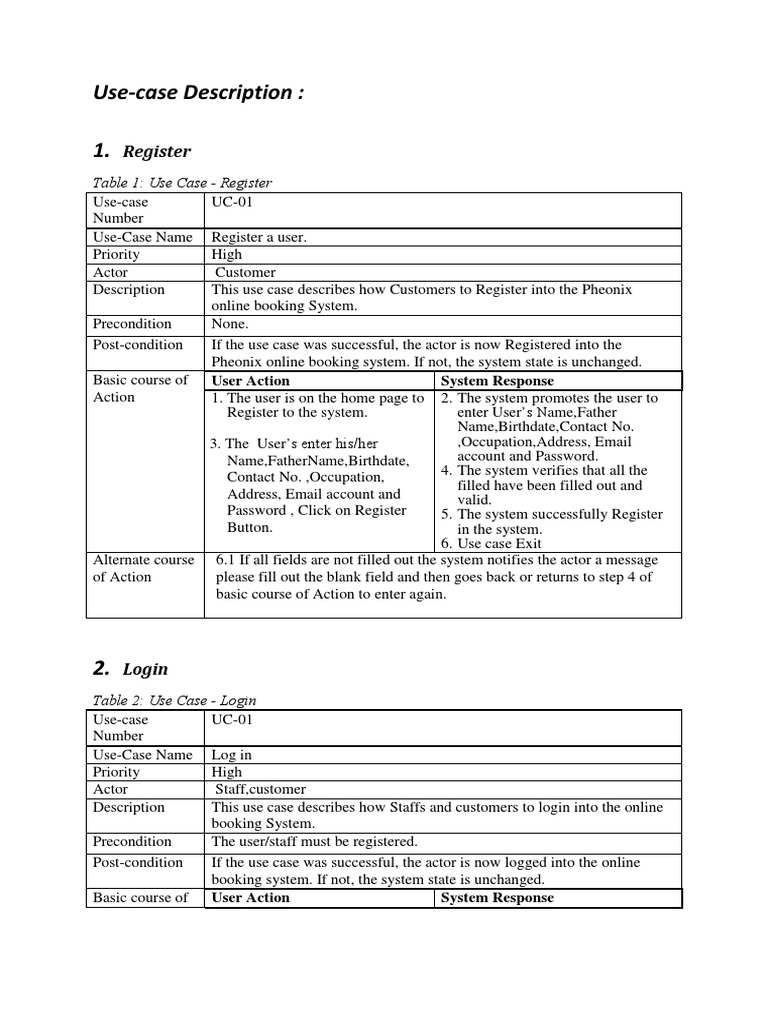 Case Study 1 | PDF | Use Case | Login