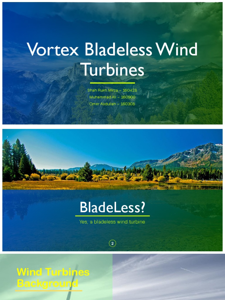 Vortex Bladeless Wind Turbine Overview | PDF