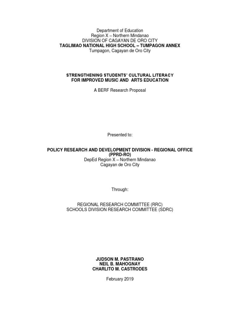 Berf Research | PDF | Academic Degree | Doctorate