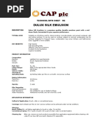 Dulux Emulsion Paint Technical Data Sheet | PDF | Paint | Chemistry