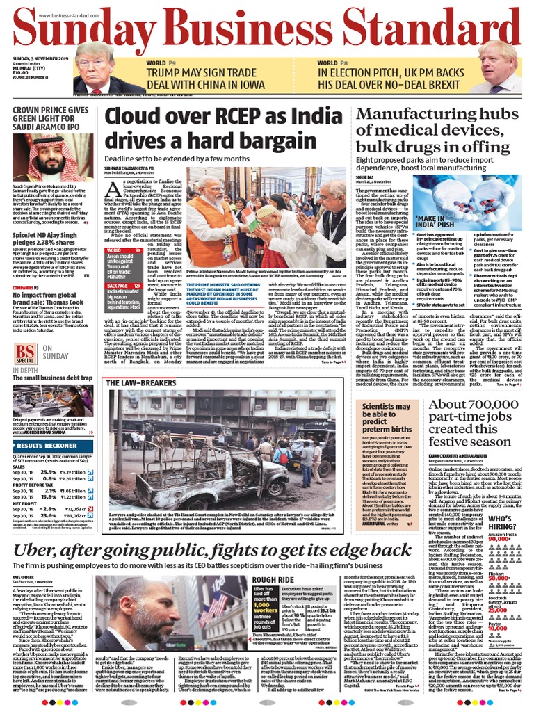 Business Standard | PDF | Layoff | Narendra Modi