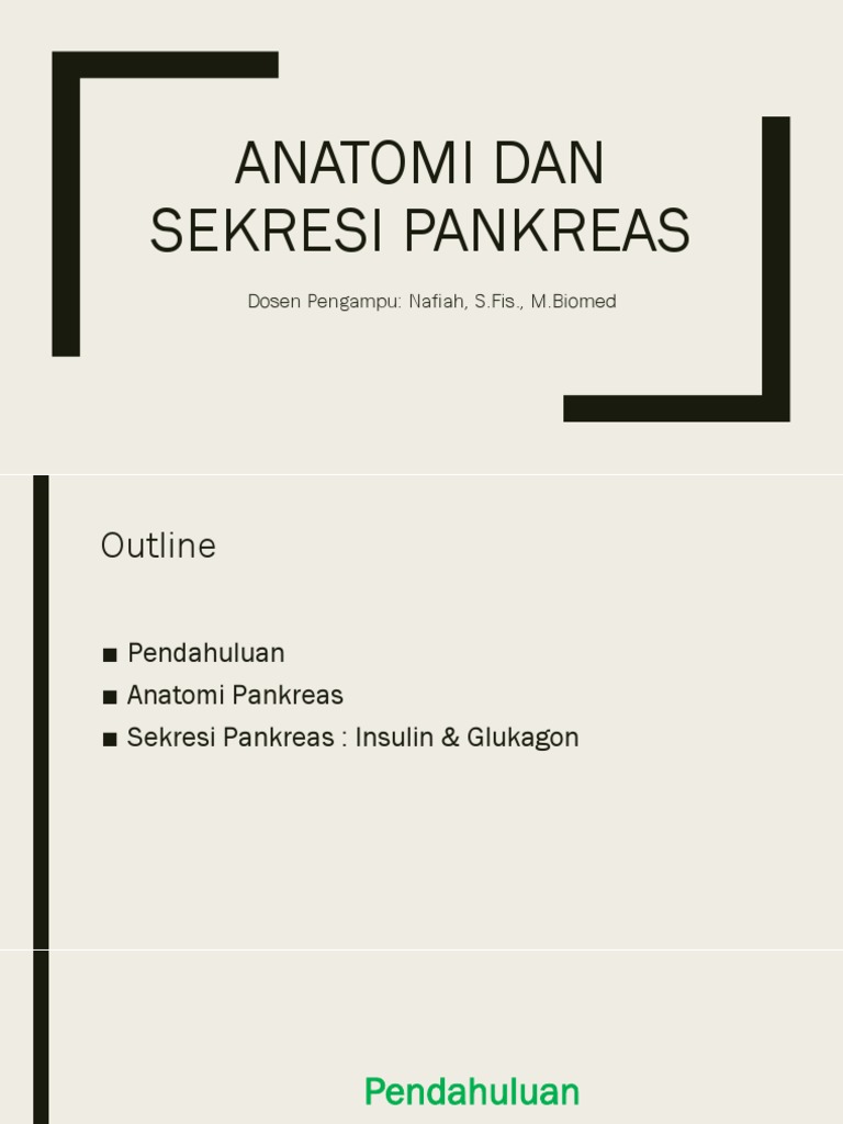 2 - Anatomi Dan Sekresi Pankreas | PDF