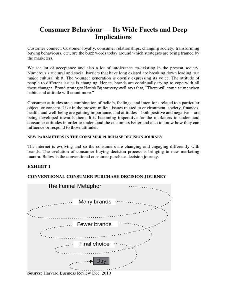 Case Study On Consumer Behavior | PDF | Consumer Behaviour | Brand