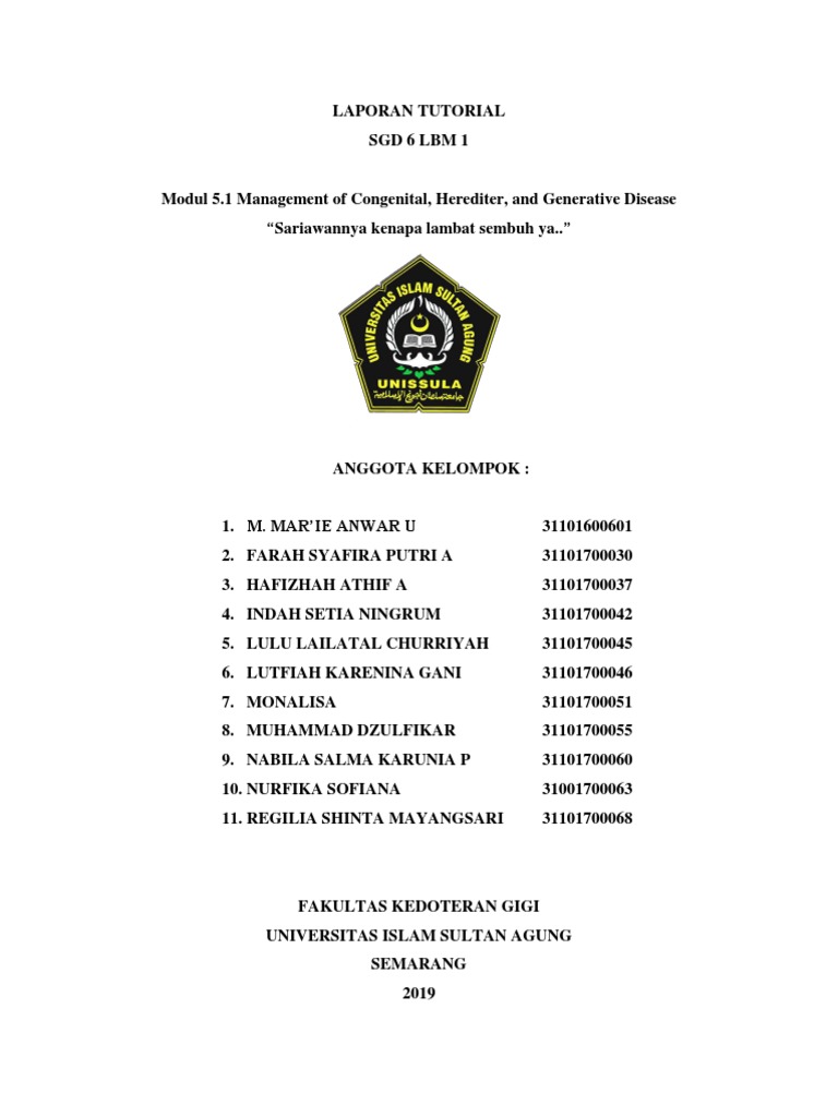 Laporan Tutorial SGD 6 LBM 2 | PDF