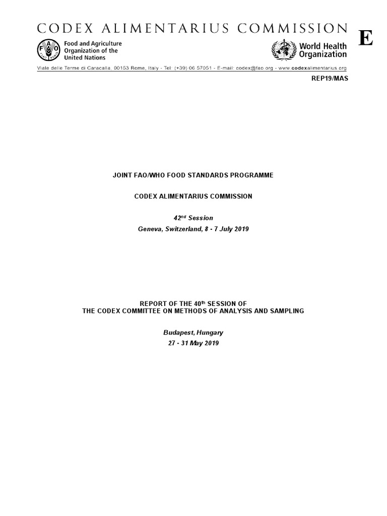 Rep19 Mase | PDF | Gluten Free Diet | Food Safety