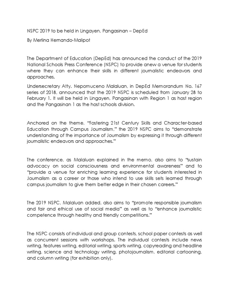 RSPC Notes | PDF | Journalism | News