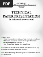 Sample Paper Presentation | PDF | Hypothesis | Abstract (Summary)