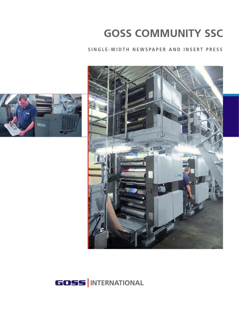 Goss Community PDF | PDF | Innovation | Printing Press