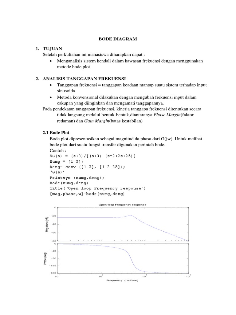 Bode Diagram | PDF