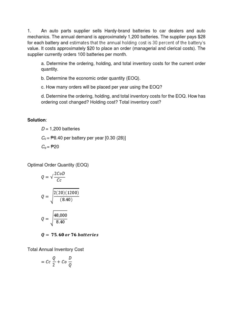 Inventory Models Download Free Pdf Inventory Production And