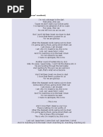 Count On Me Lyrics | PDF | Refrain | Song Structure