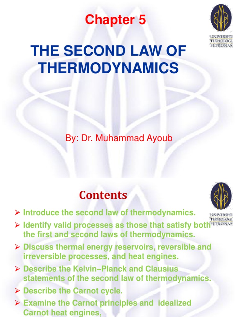 Second Law of Thermodynamics | PDF | Heat | Second Law Of Thermodynamics