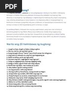 Mga Halimbawa NG Palaisipan | PDF