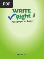 Write Right 1 STUDENT BOOK | PDF