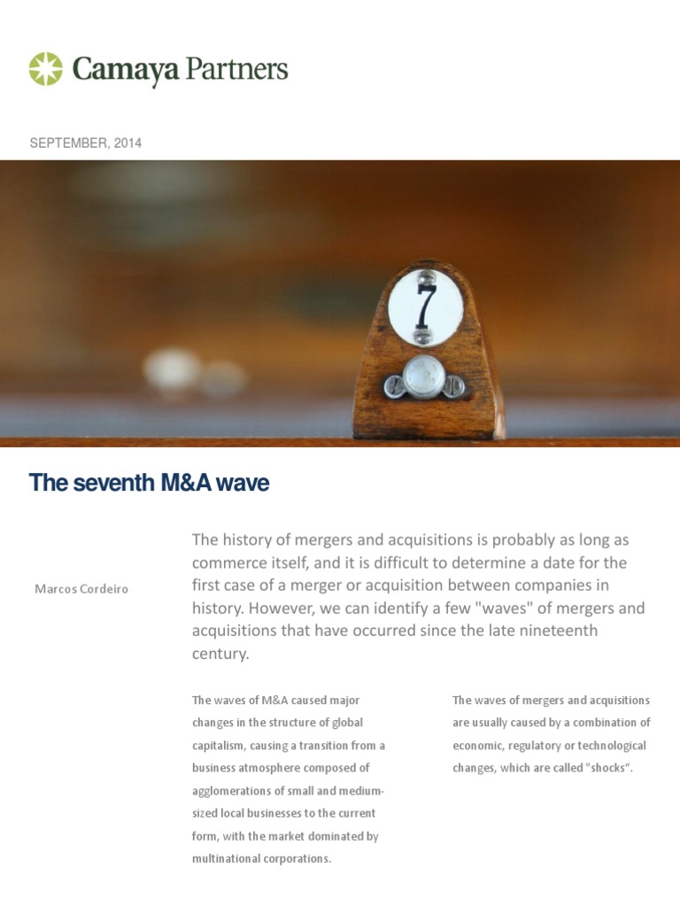 The Seventh MA Wave | PDF | Mergers And Acquisitions | Standard Oil