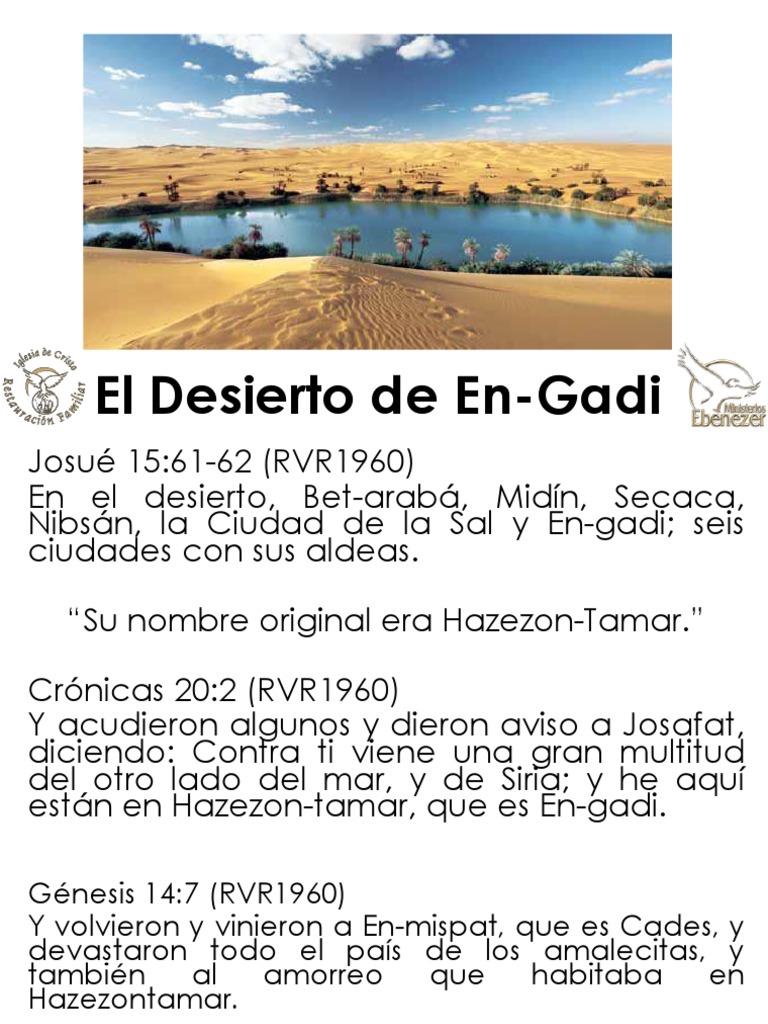 Significado y contexto de En-Gadi | PDF | David | Saulo