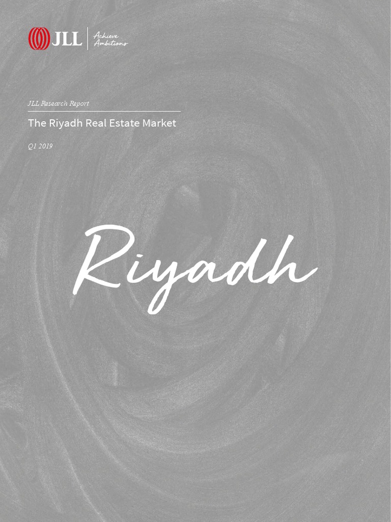 JLL Real Estate Market Overview Riyadh q1 2019 | PDF | Retail | Renting