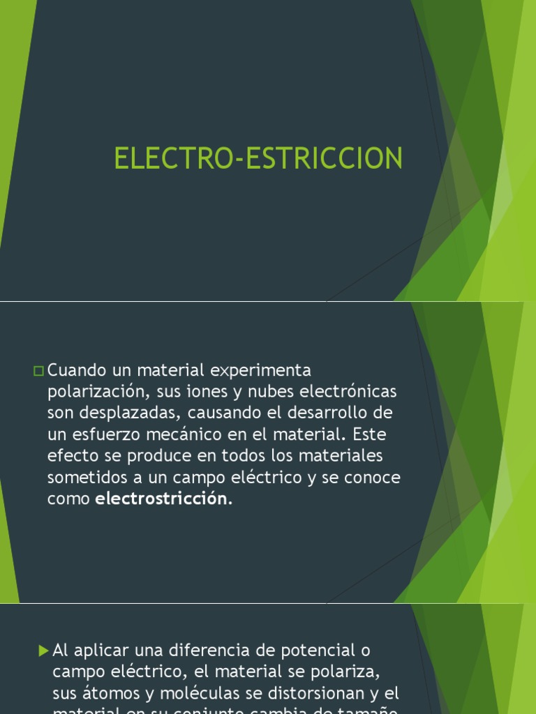 Electro Estriccion | PDF