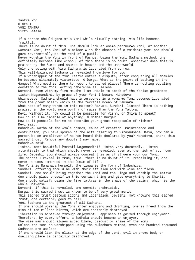 Tantra Texts | PDF | Shiva | Devi