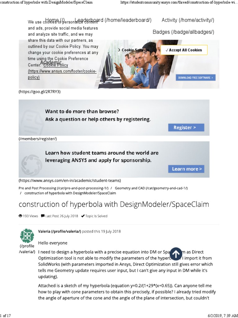 Spaceclaim Equation - Parameter | PDF | Http Cookie | Social Media