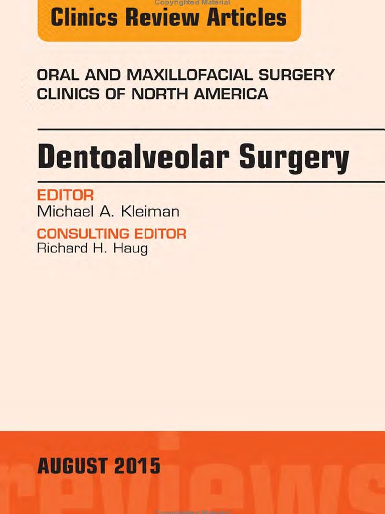 Dentoalveolar Surgery PDF | PDF | Dental Degree | Dental Implant