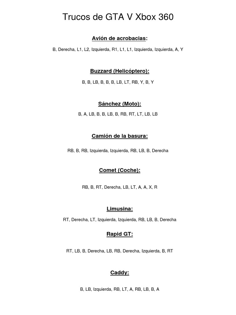 Truco GTA V | PDF