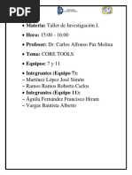 Manual de Core Tools | PDF | Calidad (comercial) | Planificación