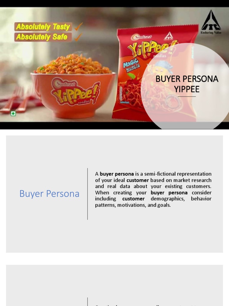 Buyer Persona - Yippee | PDF | Meal | Fast Food