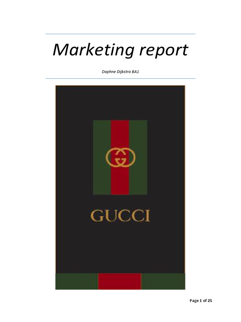 Gucci Marketing Strategy Report | PDF | Fashion | Luxury Goods