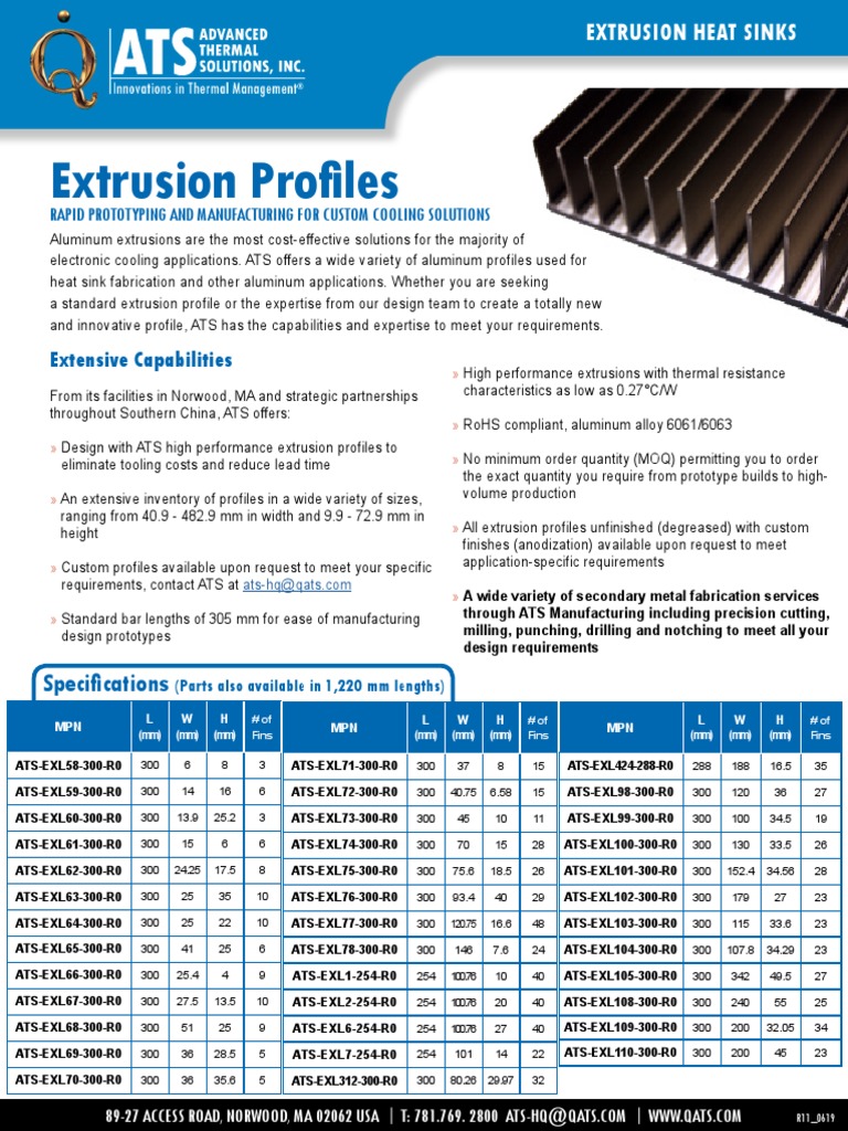 Extrusions PDF | PDF | Extrusion | Prototype