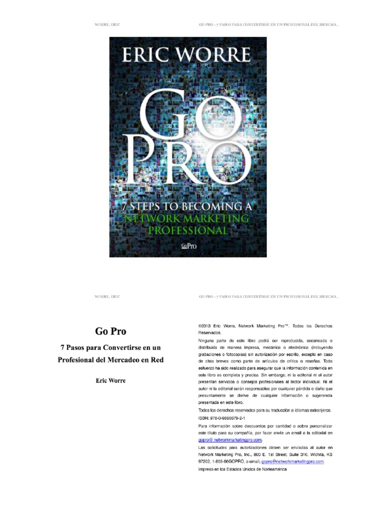 Libro Go Pro - Eric Worre | PDF