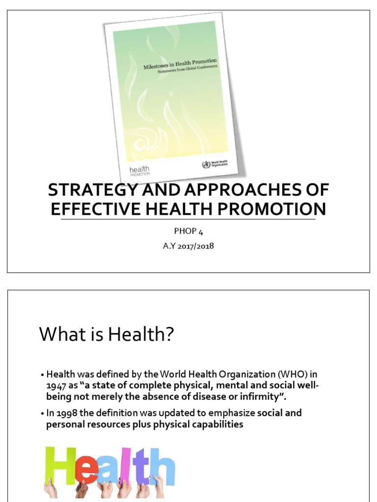Health Promotion Models - PHOP 4 2017 - 2018 - YF | PDF | Smoking ...