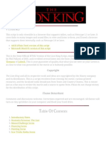 The Lion King Script | PDF