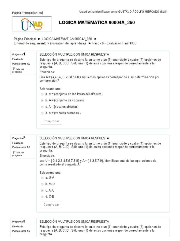 Paso - 6 - Evaluación Final POC | PDF | Consecuencia Lógica | Razonamiento