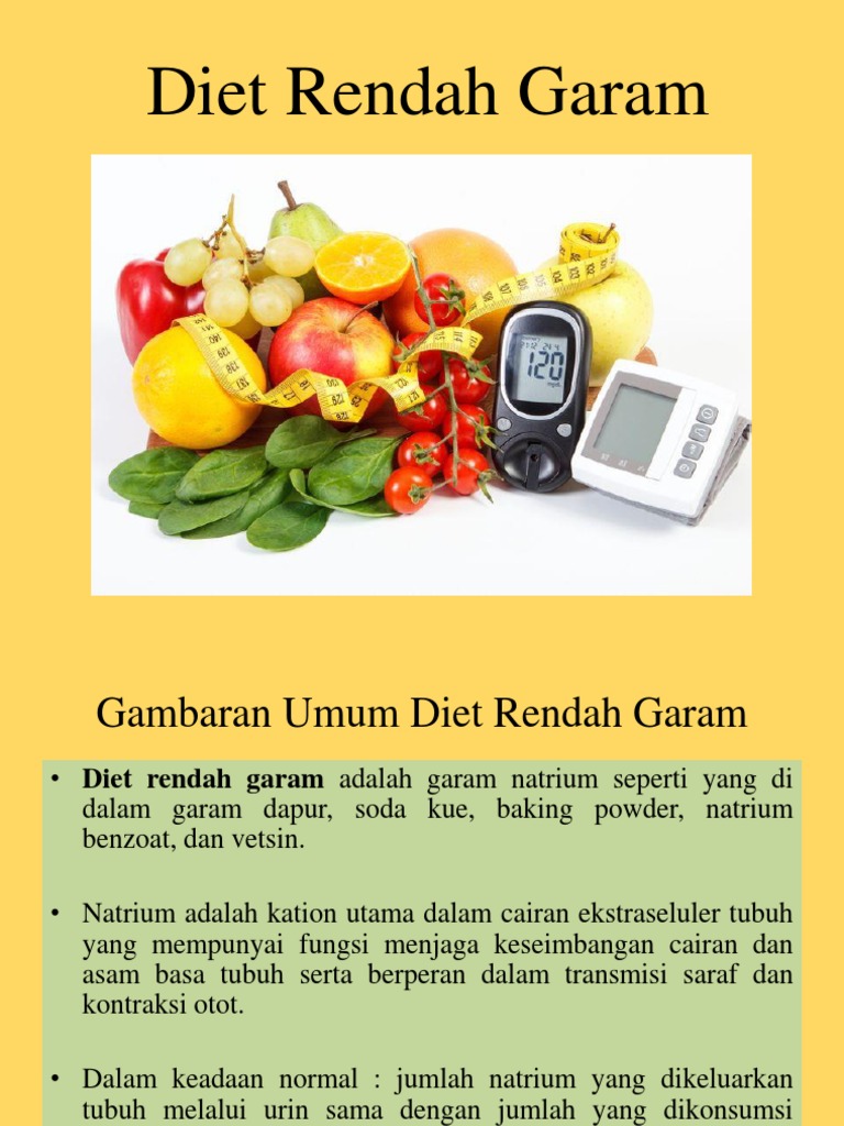 Diet Rendah Garam Oke | PDF