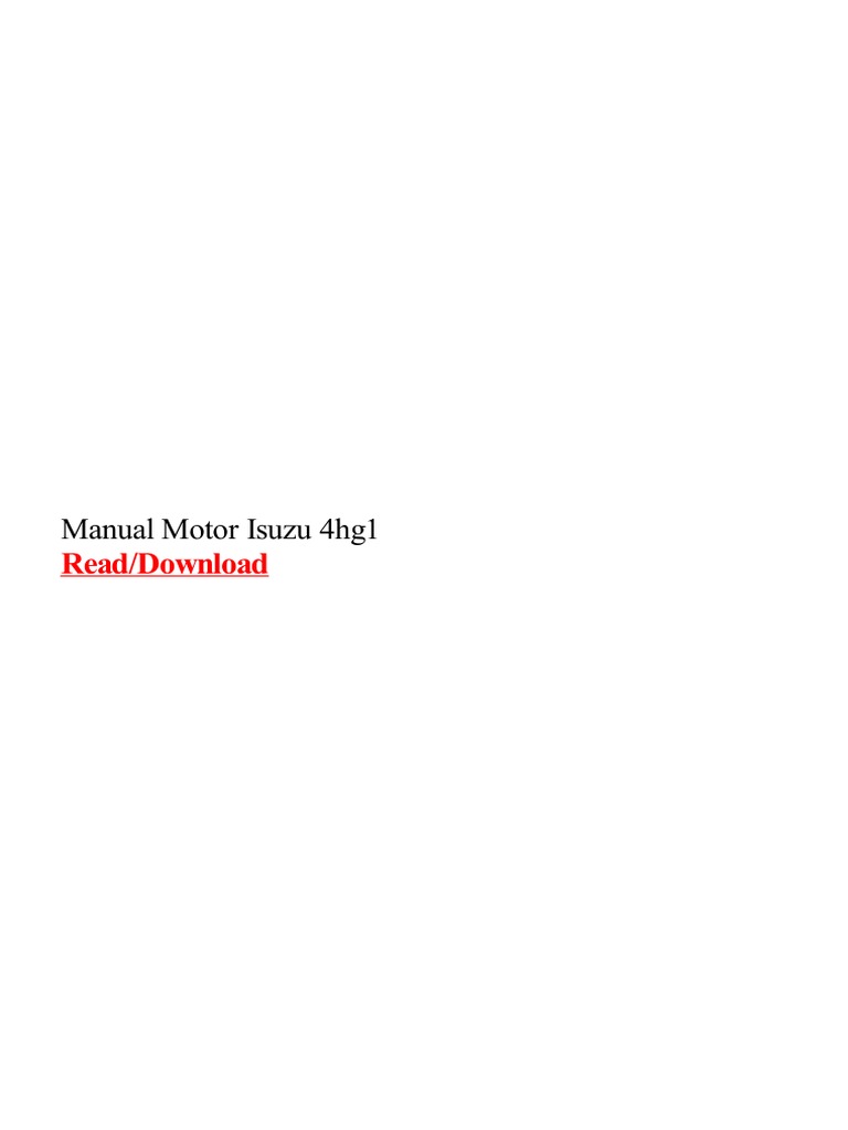 Manual Motor Ism Pdf Transmission Mechanics Truck