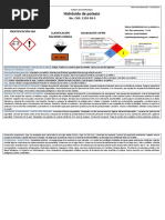6 - Ficha de Seguridad CLORO (Sga) | PDF