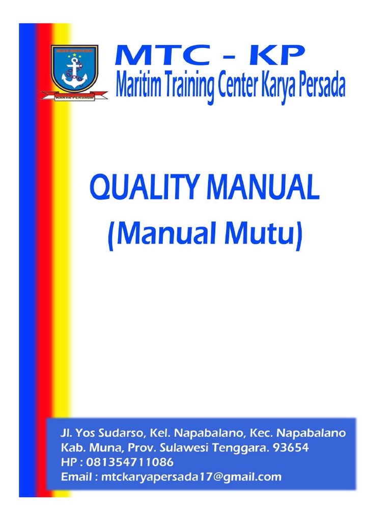 Manual Mutu | PDF