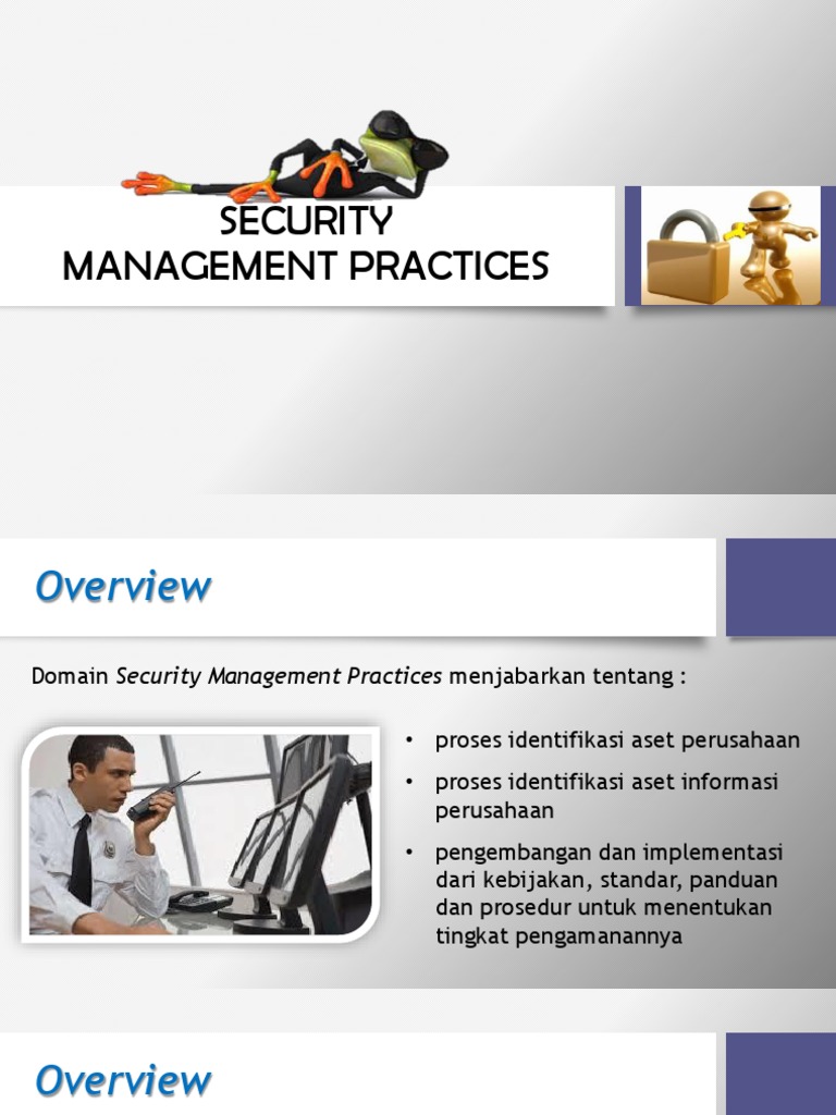 10 Security Management Practice | PDF